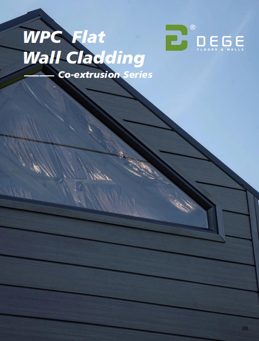 News - DEGE WPC FLAT WALL CLADDING CO-EXTRUSION SERIES FOR SALE